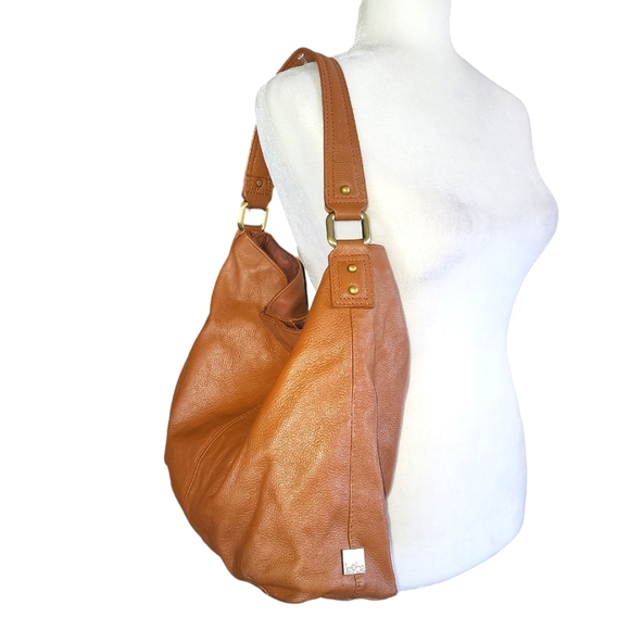 Kooba | Bags | Kooba Hobo Shoulder Bag Honey Brown Gold Tone Hardware ...